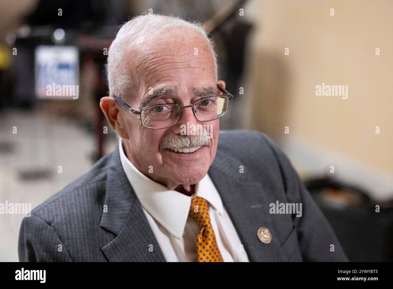 Rep. Gerry Connolly (D-Va.) prepares to give a television interview on ...