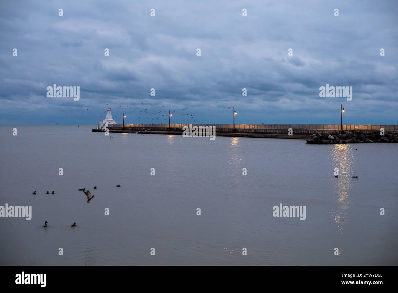 Port Stanley, Ontario Canada - The Lake Erie harbor at Port Stanley ...