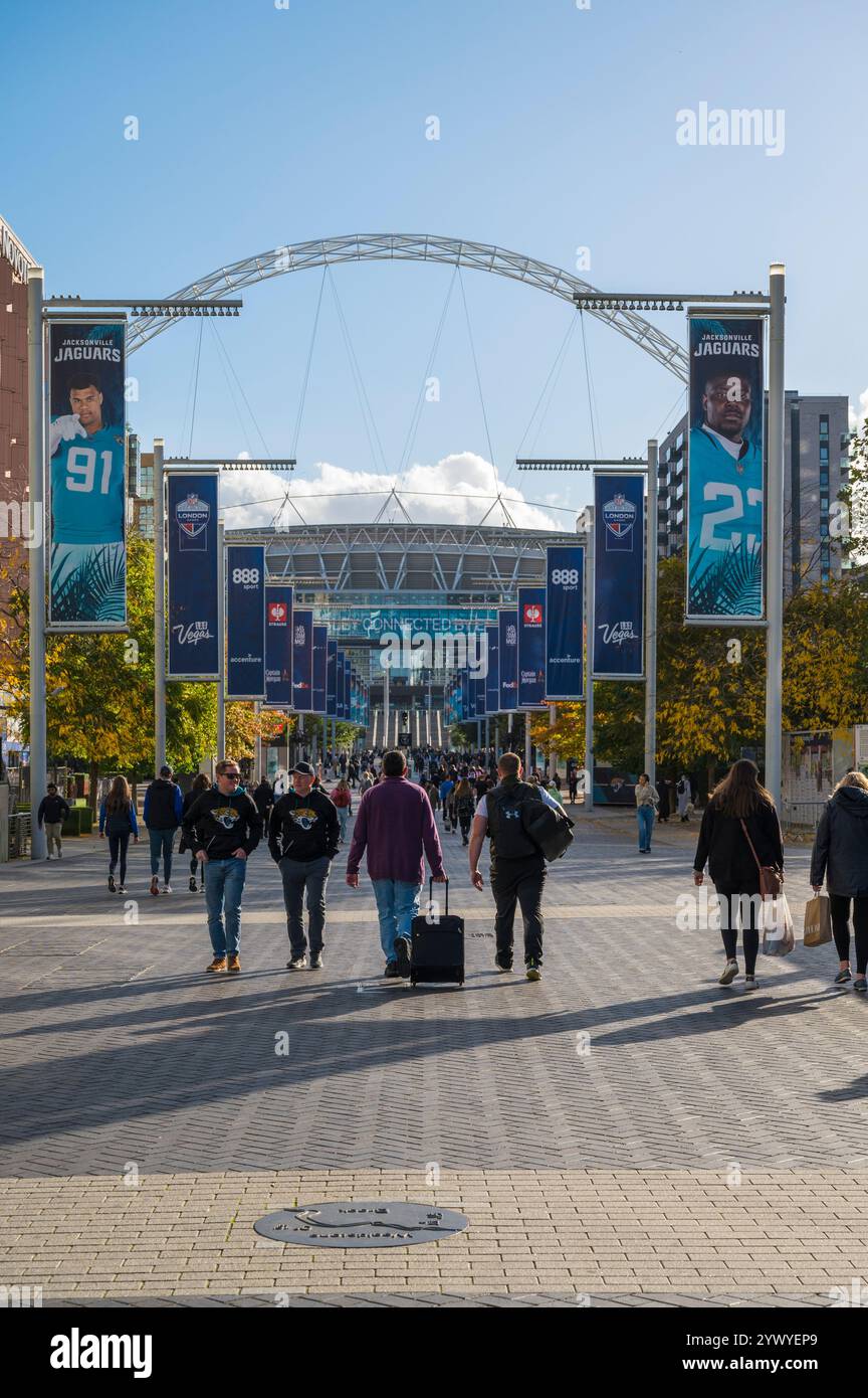 People passing through Olympic Way a pedestrianised thoroughfare of ...