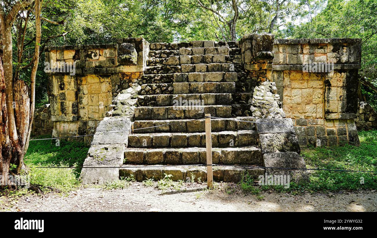Platform of Venus near the Ossuary temple with depictions of venus as a ...
