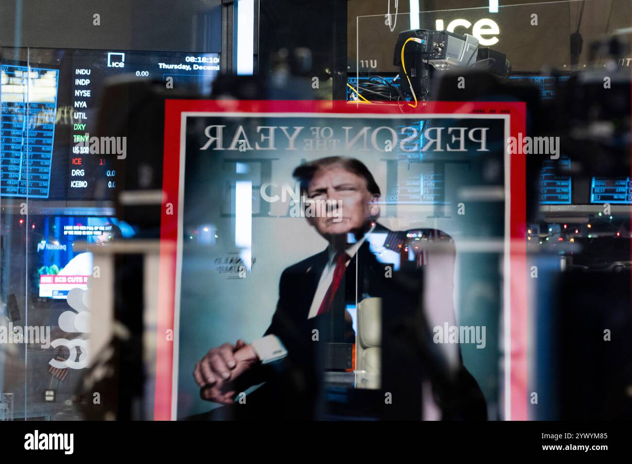 The TIME magazine cover of Person of the Year President-elect Donald ...