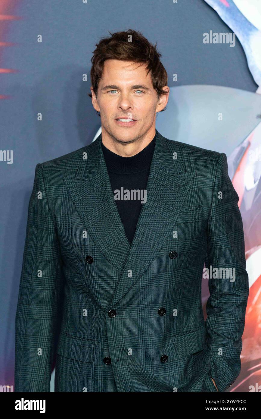 London, UK. James Marsden at the Sonic the Hedgehog 3 UK premiere ...