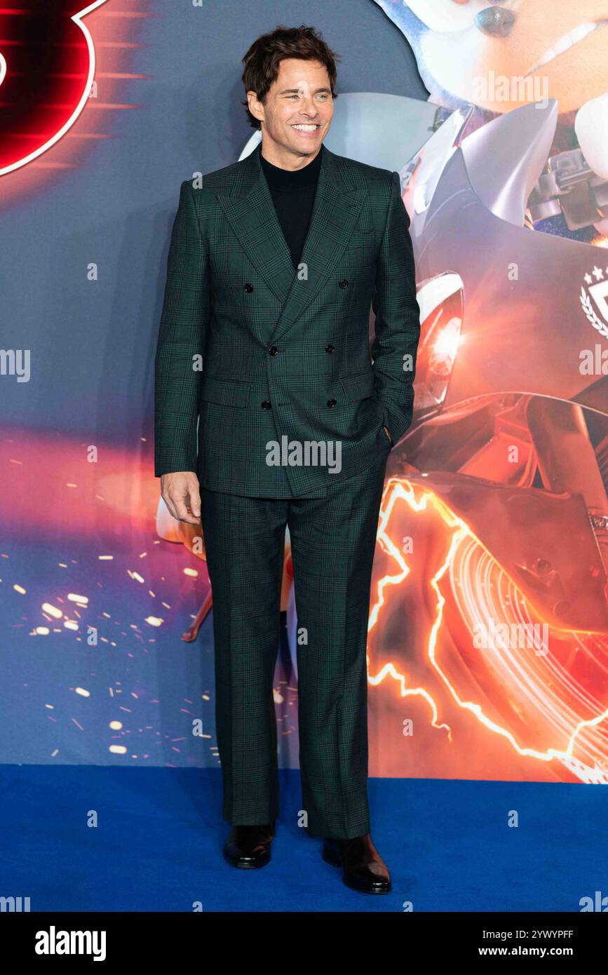 London, UK. James Marsden at the Sonic the Hedgehog 3 UK premiere ...