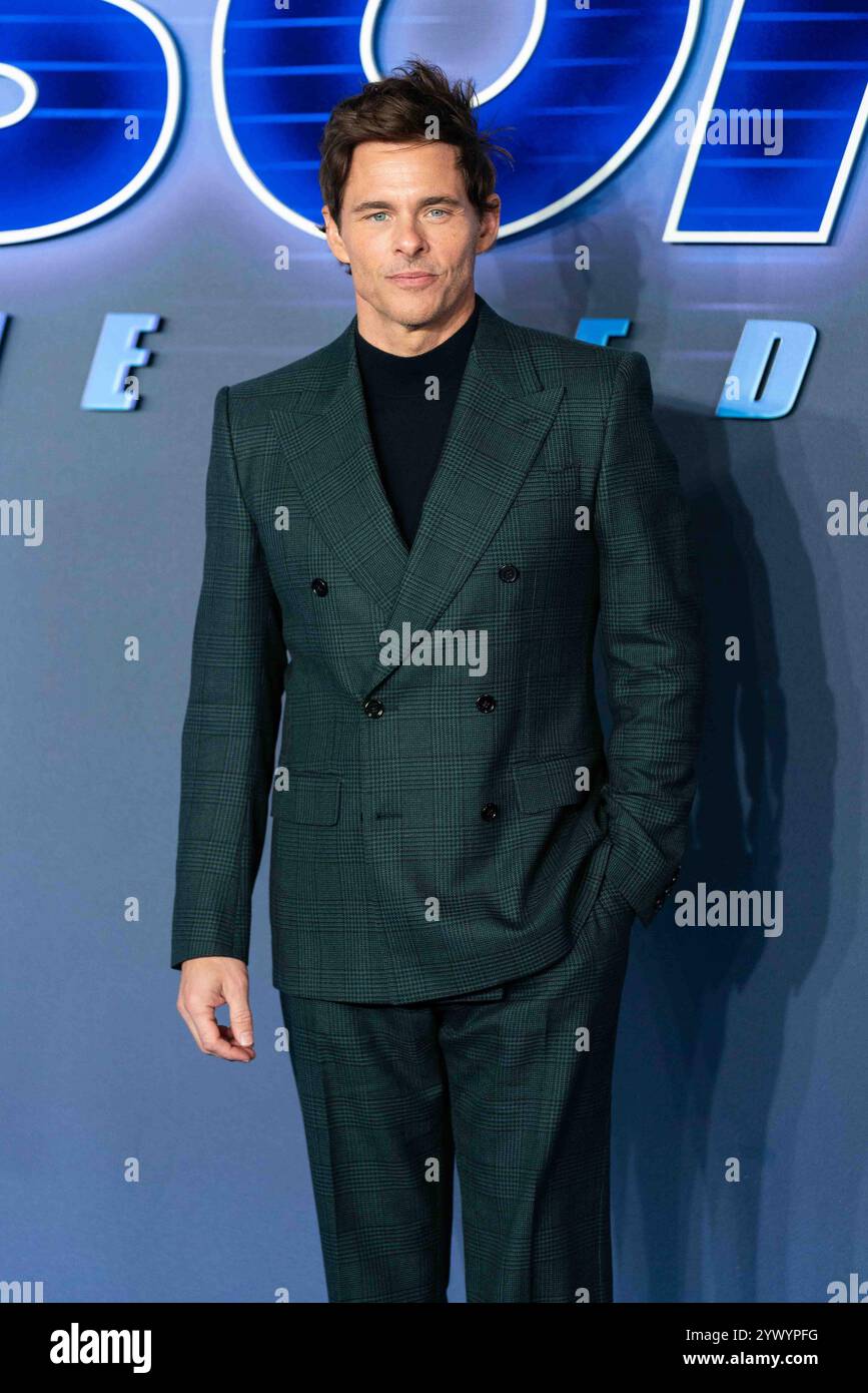 London, UK. James Marsden at the Sonic the Hedgehog 3 UK premiere ...