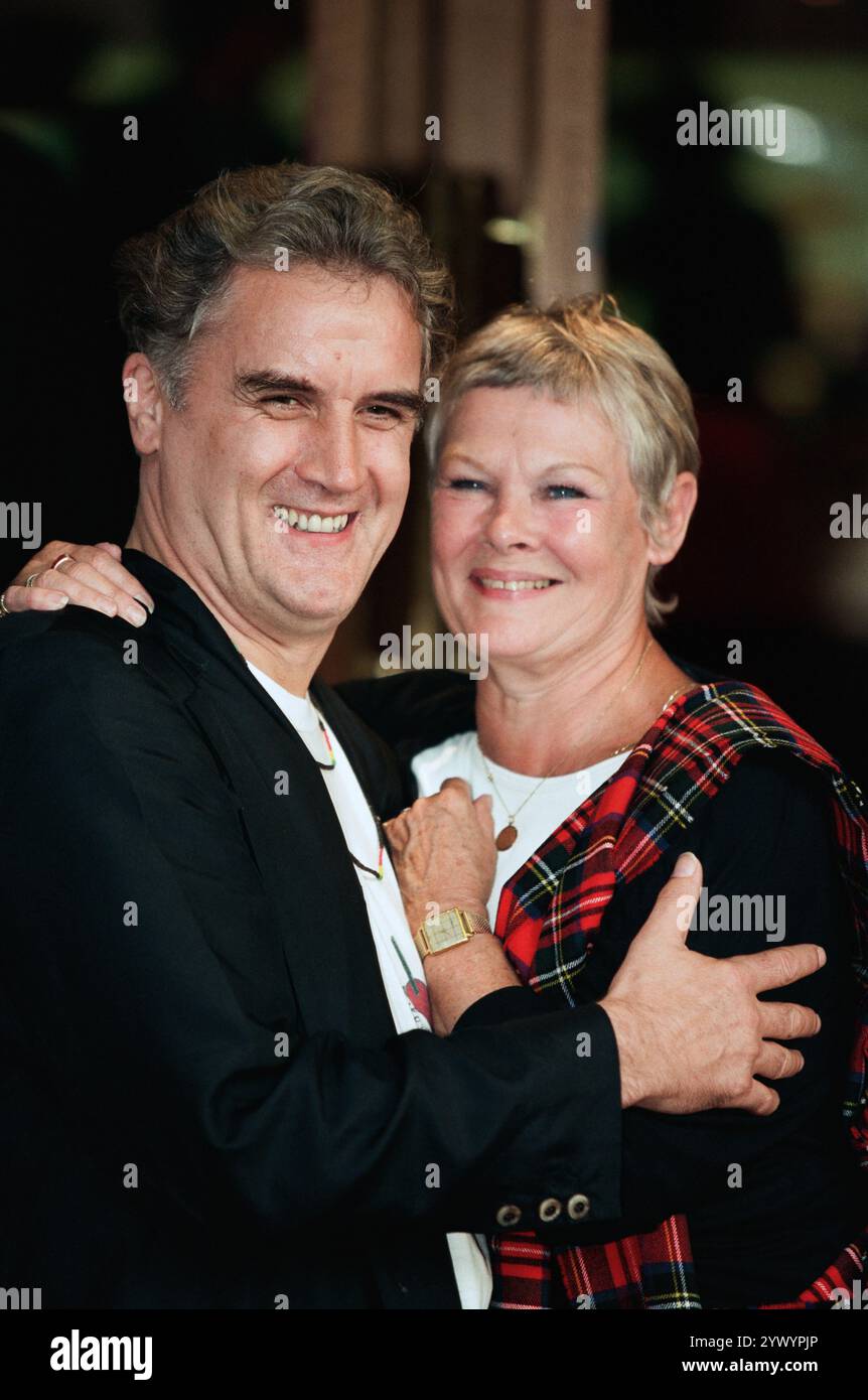 Actors Billy Connolly and Judi Dench arriving at the Dominion cinema in ...