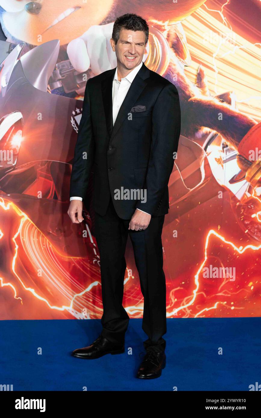 London, UK. Jeff Fowler at the Sonic the Hedgehog 3 UK premiere ...