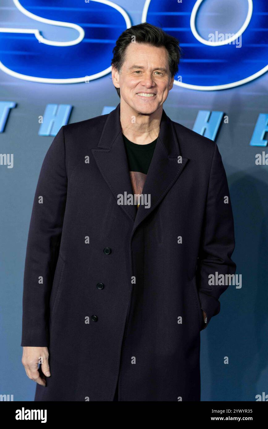 London, UK. Jim Carrey at the Sonic the Hedgehog 3 UK premiere ...