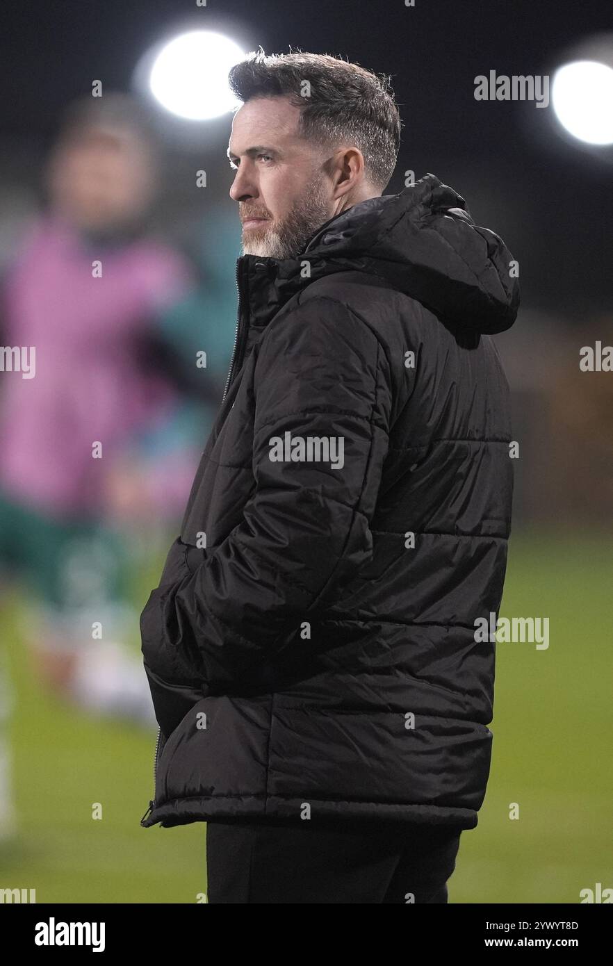Shamrock Rovers manager Stephen Bradley before the UEFA Europa ...