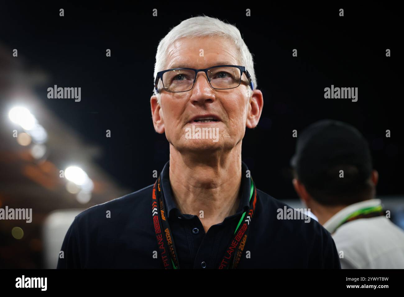 Tim Cook, Apple CEO, during Formula 1 Abu Dhabi Grand Prix at Yas ...