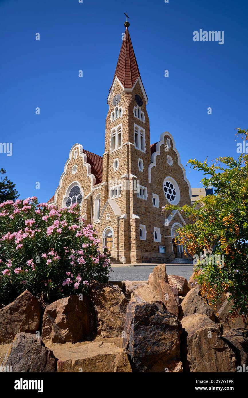 Kristuskirche, a landmark church built in early 1900, in the centre of ...
