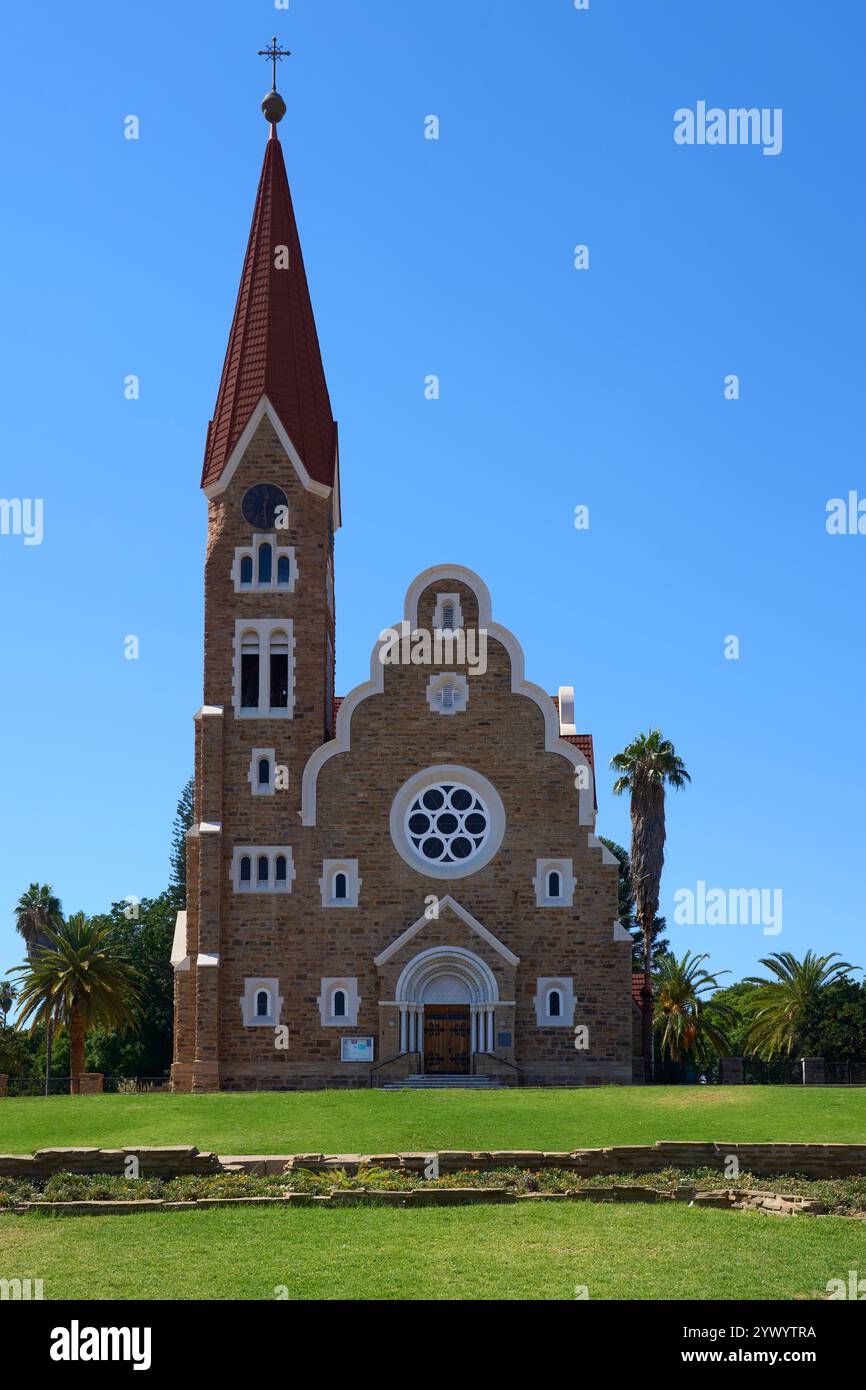 Kristuskirche, a landmark church built in early 1900, in the centre of ...