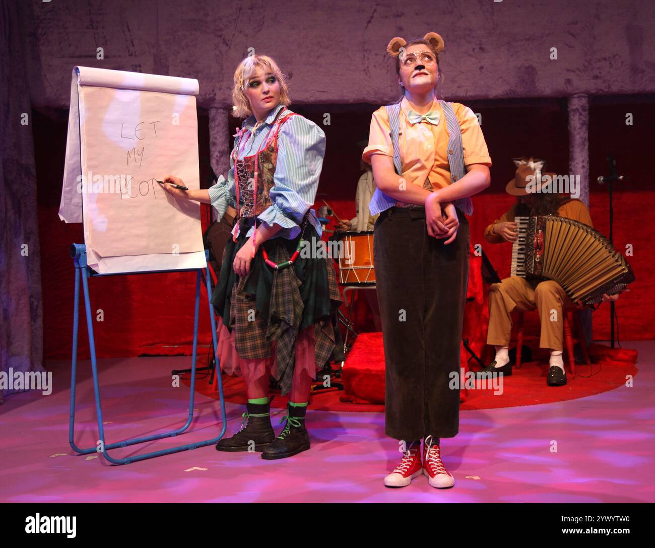 London, UK. Heloise Lowenthal and Frankie Thompson in the Jewish fairy ...