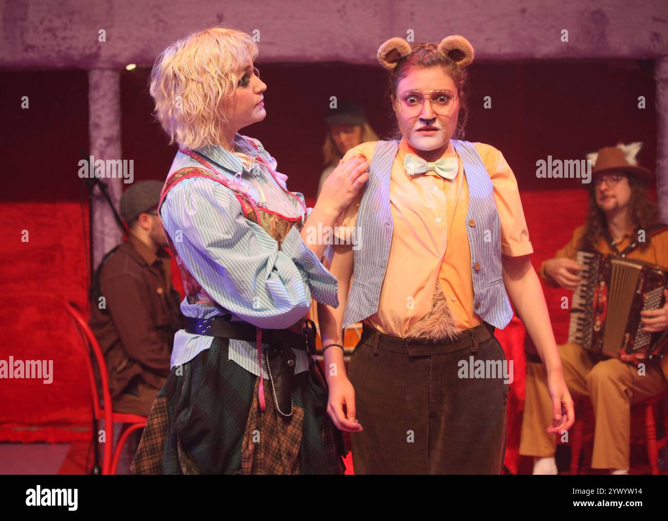 London, UK. Heloise Lowenthal and Frankie Thompson in the Jewish fairy ...