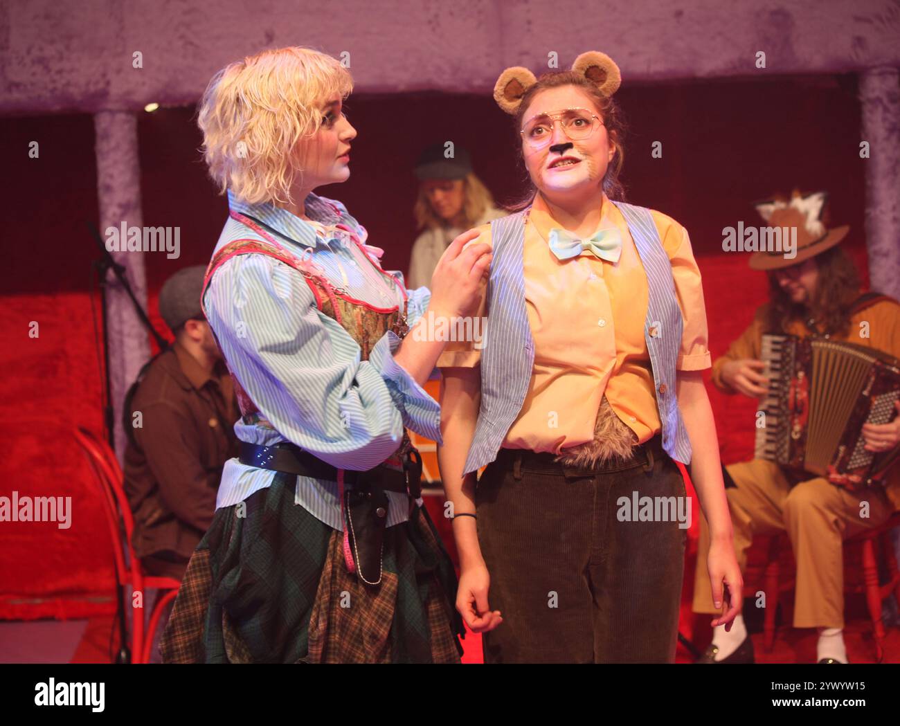 London, UK. Heloise Lowenthal and Frankie Thompson in the Jewish fairy ...