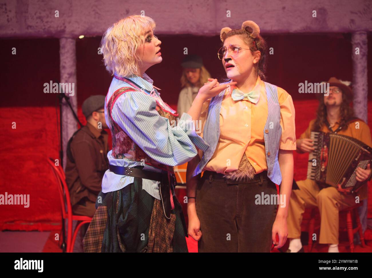 London, UK. Heloise Lowenthal and Frankie Thompson in the Jewish fairy ...