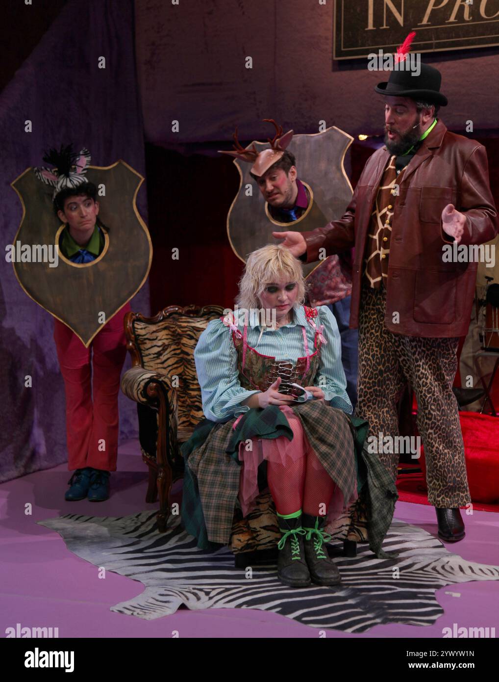 London, UK. Simon Yadoo and Heloise Lowenthal in the Jewish fairy tale ...