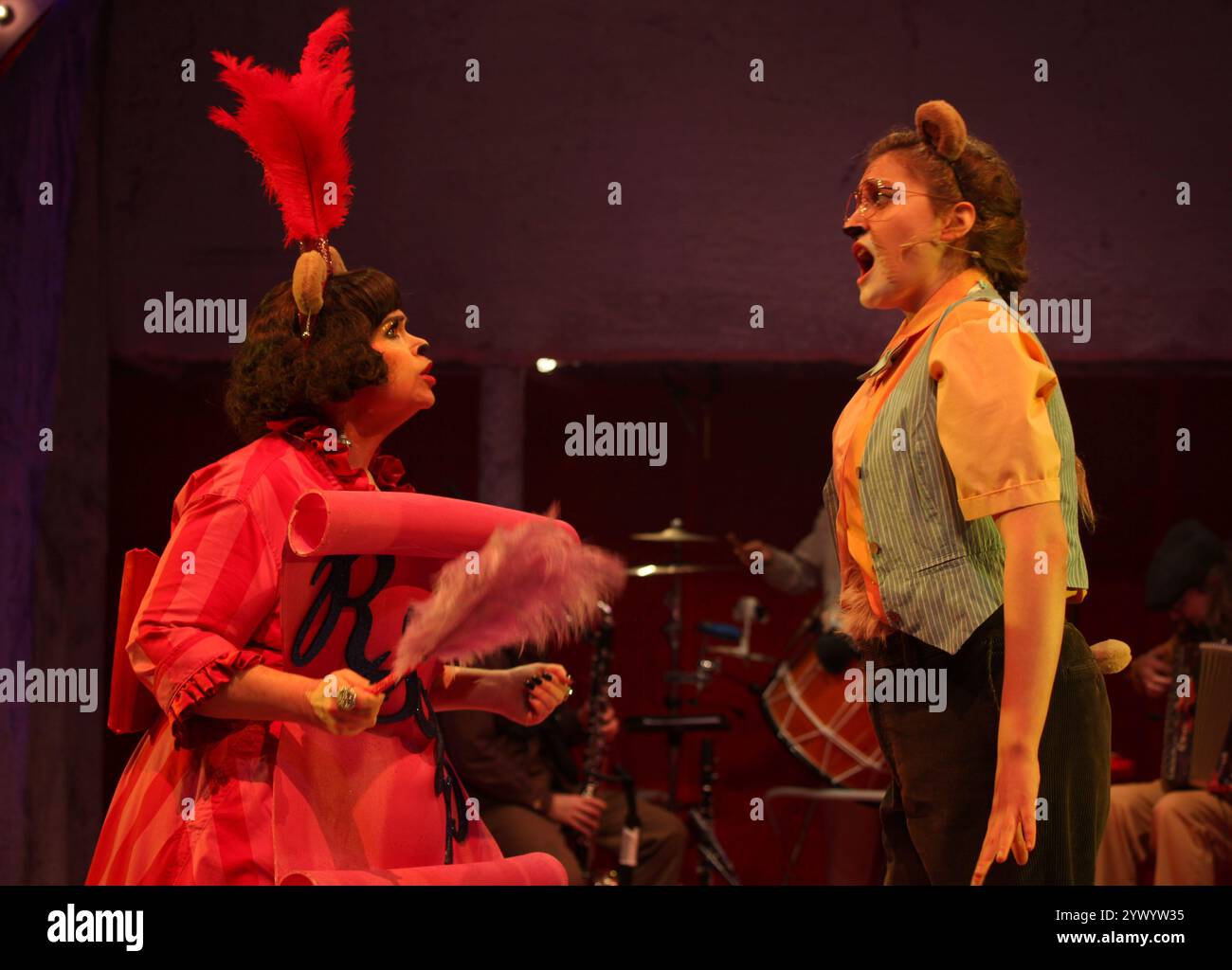 London, UK. Debbie Chazen and Frankie Thompson in the Jewish fairy tale ...