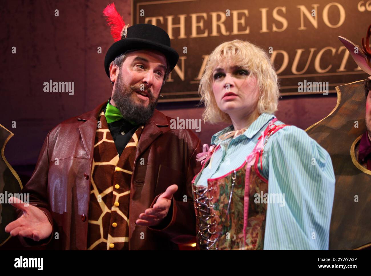 London, UK. Simon Yadoo and Heloise Lowenthal in the Jewish fairy tale ...