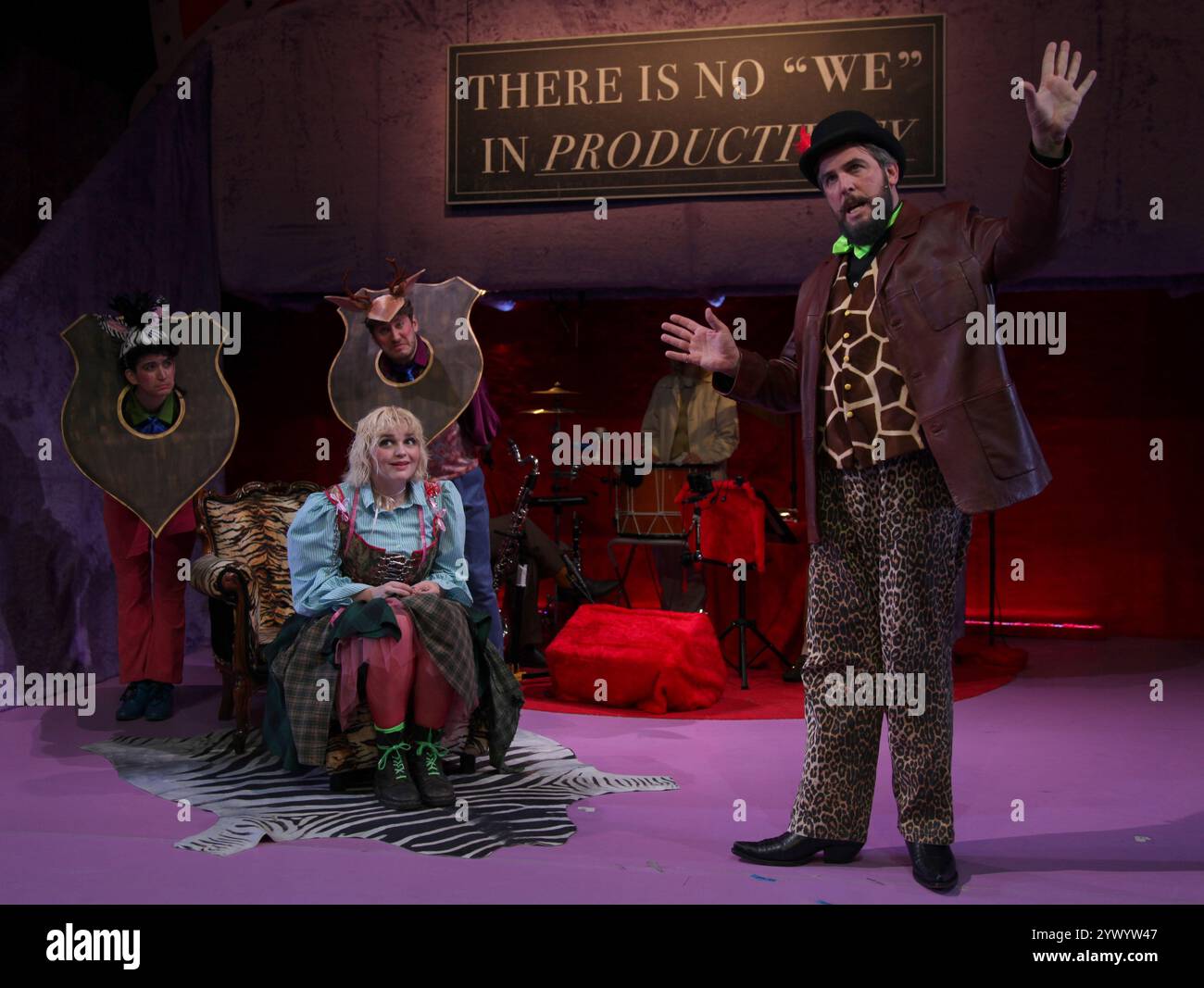 London, UK. Simon Yadoo and Heloise Lowenthal in the Jewish fairy tale ...