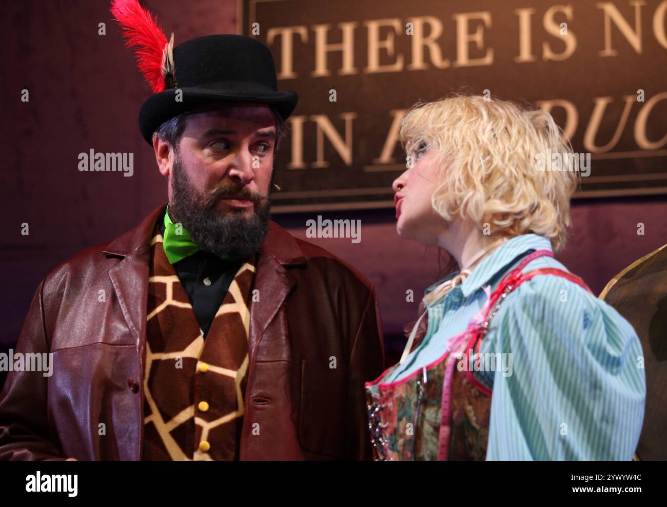 London, UK. Simon Yadoo and Heloise Lowenthal in the Jewish fairy tale ...
