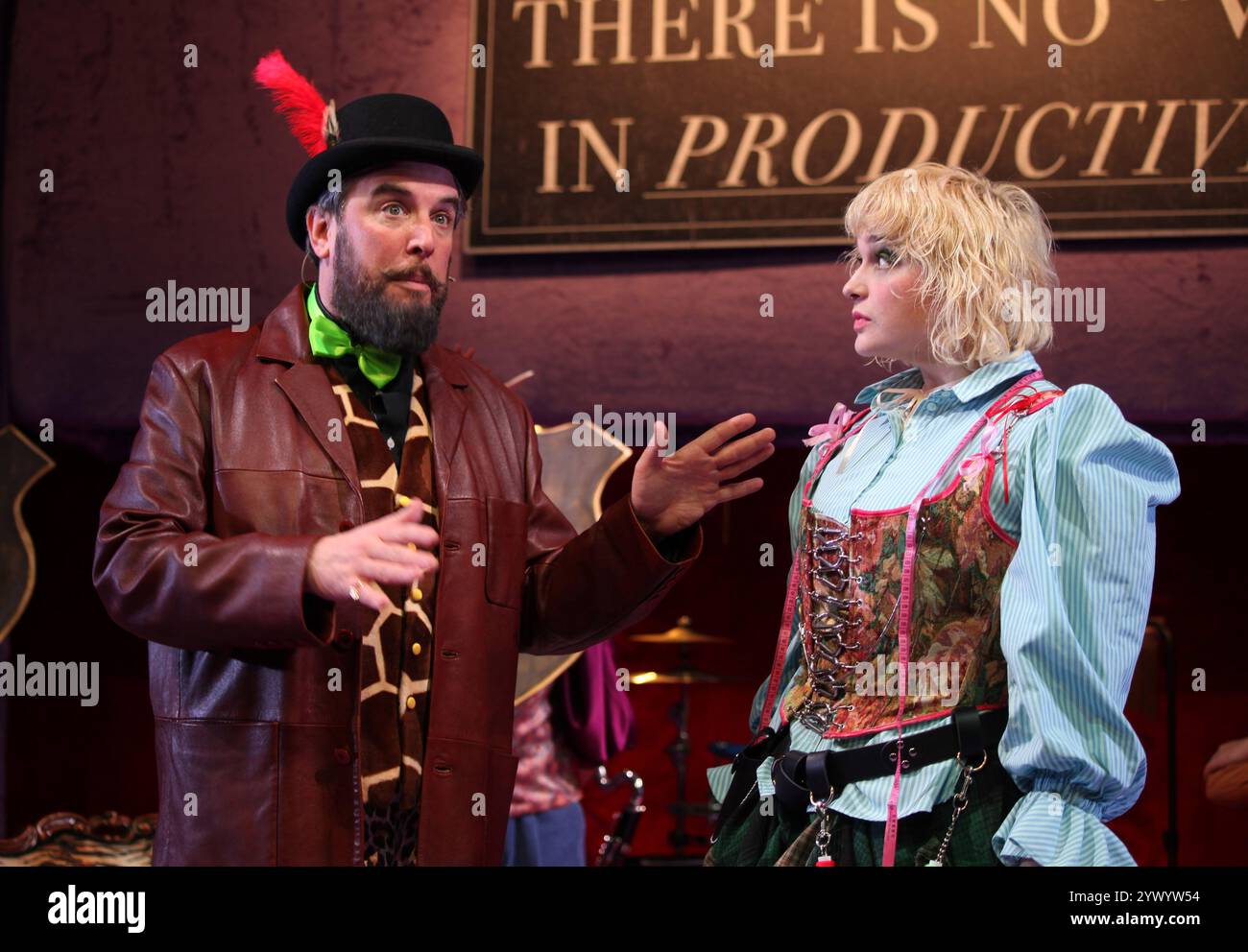London, UK. Simon Yadoo and Heloise Lowenthal in the Jewish fairy tale ...