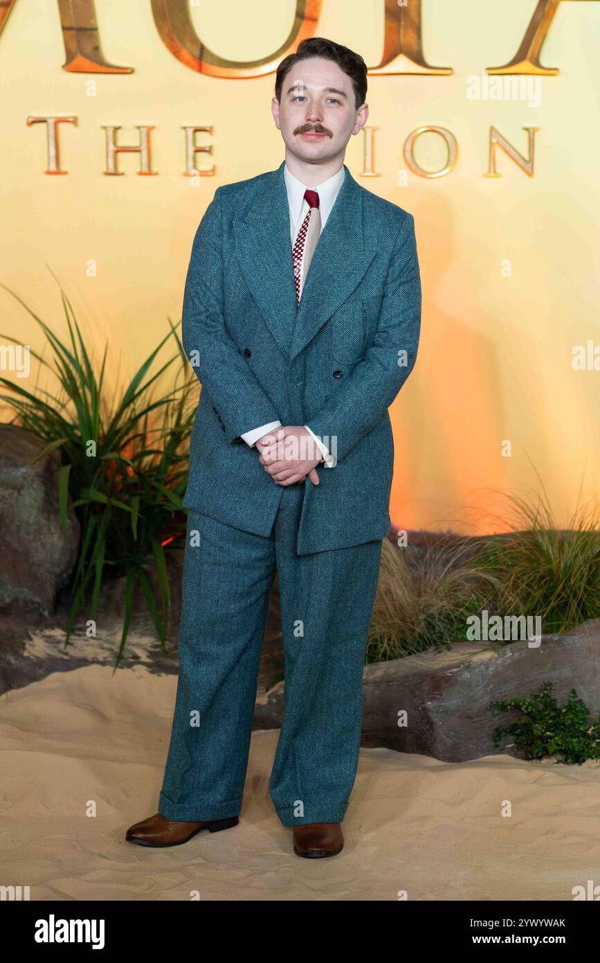 London, UK. Preston Nyman at Mufasa: The Lion King UK premiere ...