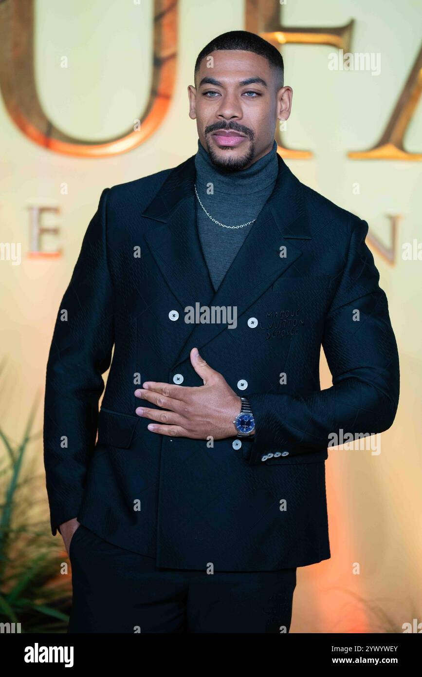 London, UK. Aaron Pierre at Mufasa: The Lion King UK premiere ...
