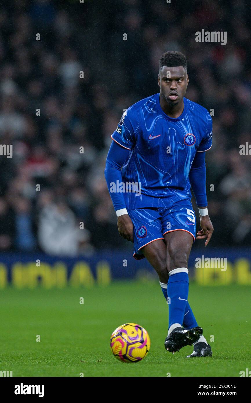 LONDON, ENGLAND - DECEMBER 8: Benoit Badiashile of Chelsea FC during ...