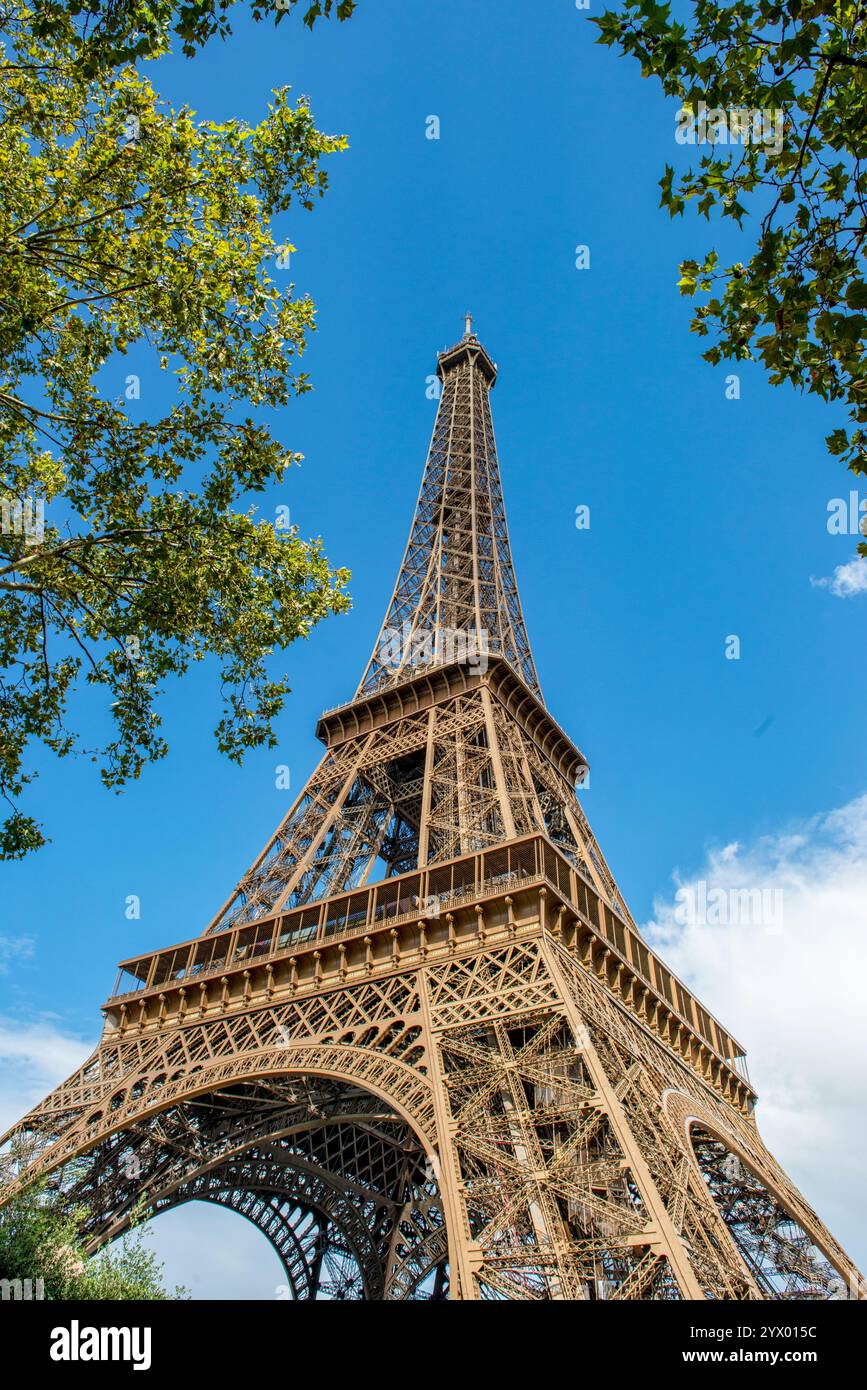 The most famous landmark in the World - The Eiffel Tower in Paris ...