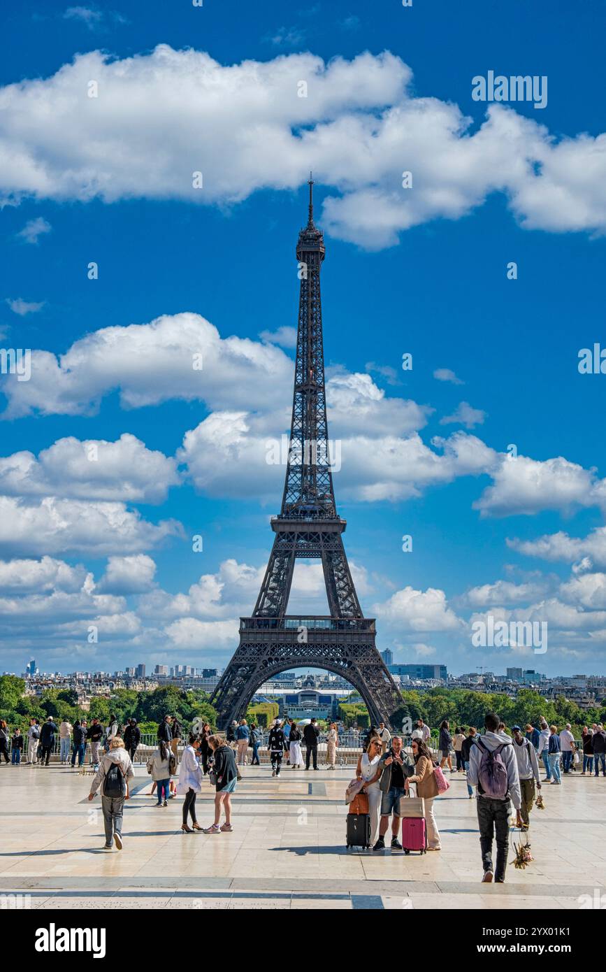 The most famous landmark in the World - The Eiffel Tower in Paris ...