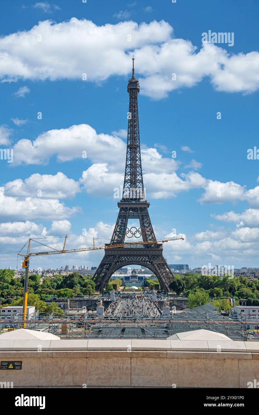 The most famous landmark in the World - The Eiffel Tower in Paris ...