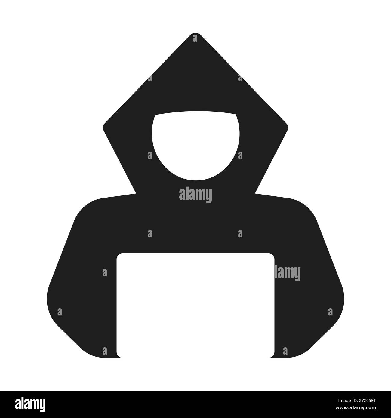 Incognito icon, mystery secret spy or detective silhouette, figure with ...