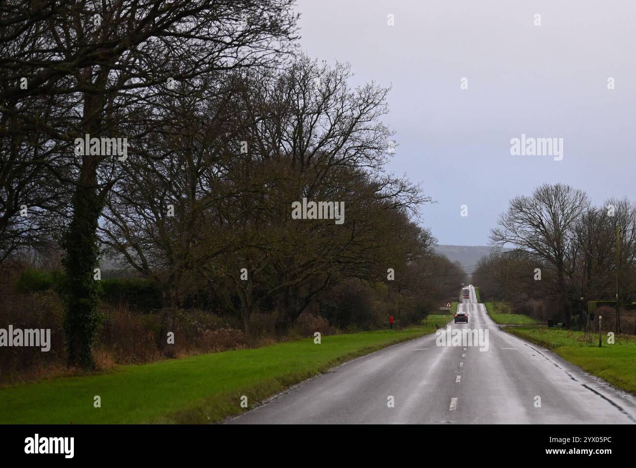 English road or highway flowing into the distance Stock Photo - Alamy