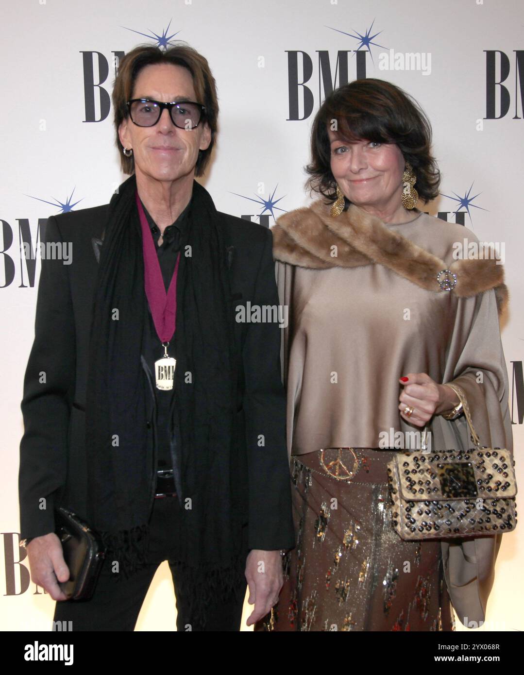 London, UK. Per Gessle and Asa Nordin at the 2024 BMI Awards. The Savoy ...