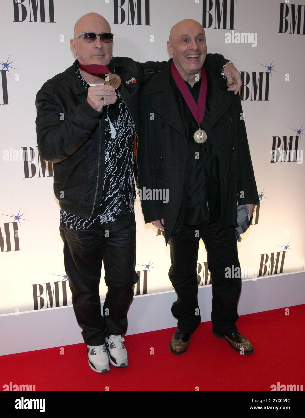 London, UK. Richard Fairbrass and Fred Fairbrass from Right Said Fred ...