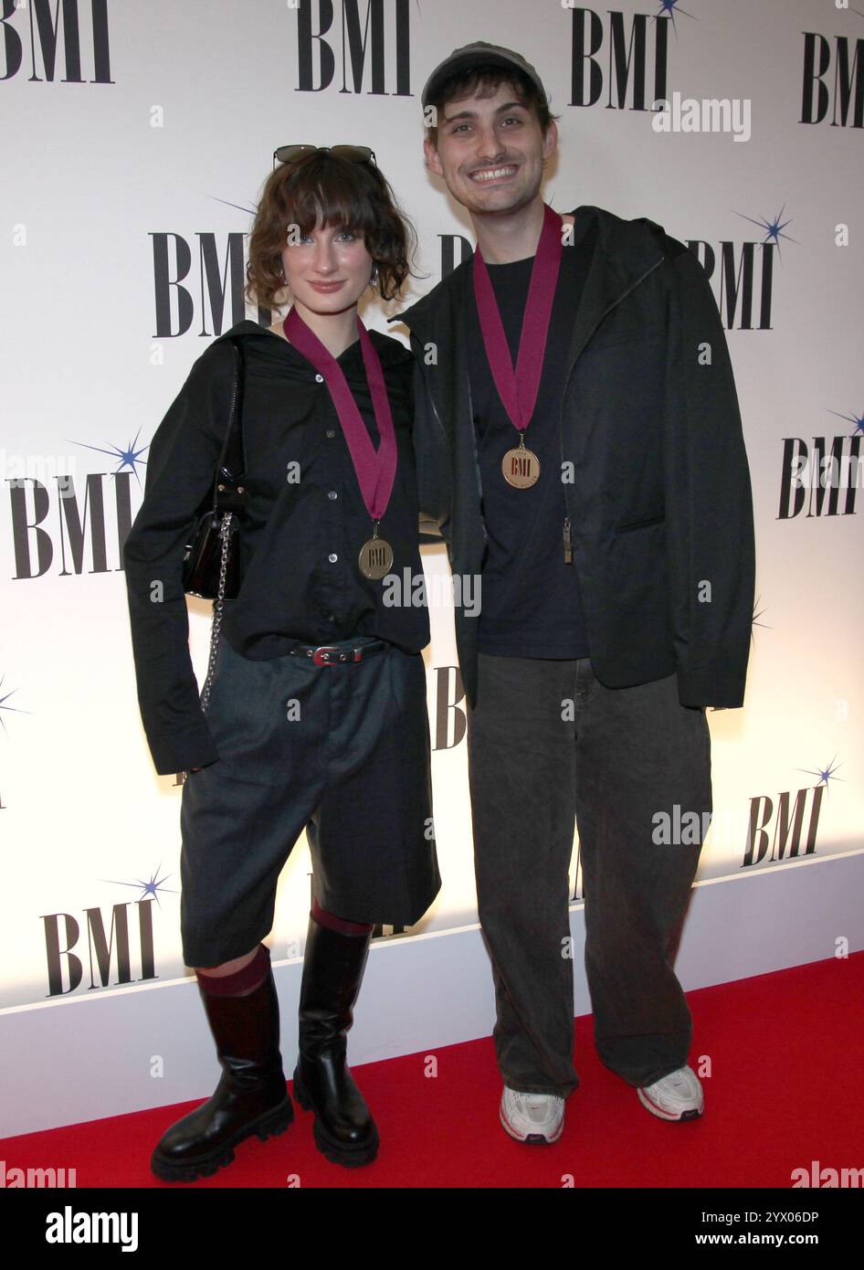 London, UK. Blush Davis and Chris James at the 2024 BMI Awards. The ...