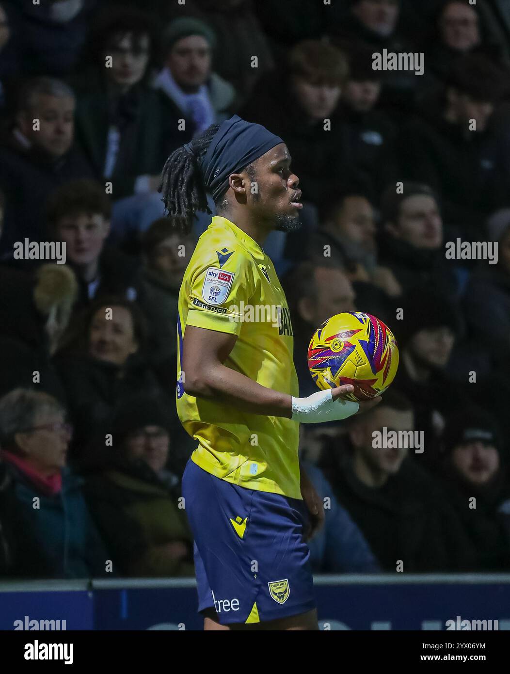 London, UK. 11th Dec, 2024. Peter Kioso of Oxford*** during the EFL Sky ...