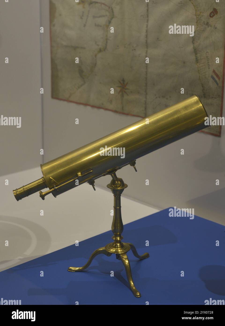 19th century telescope. Used for astronomical observation. Probably ...