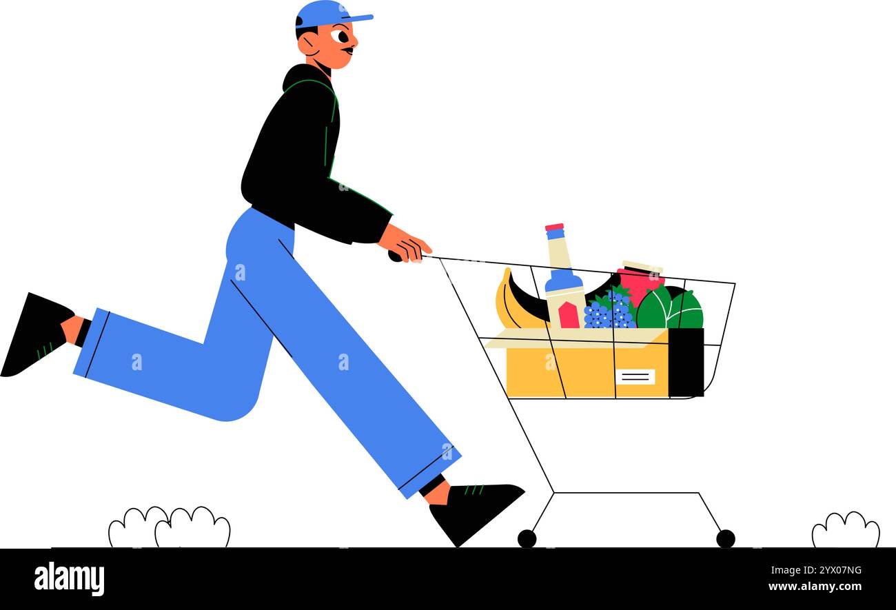 Dynamic urban life Stock Vector Images - Alamy