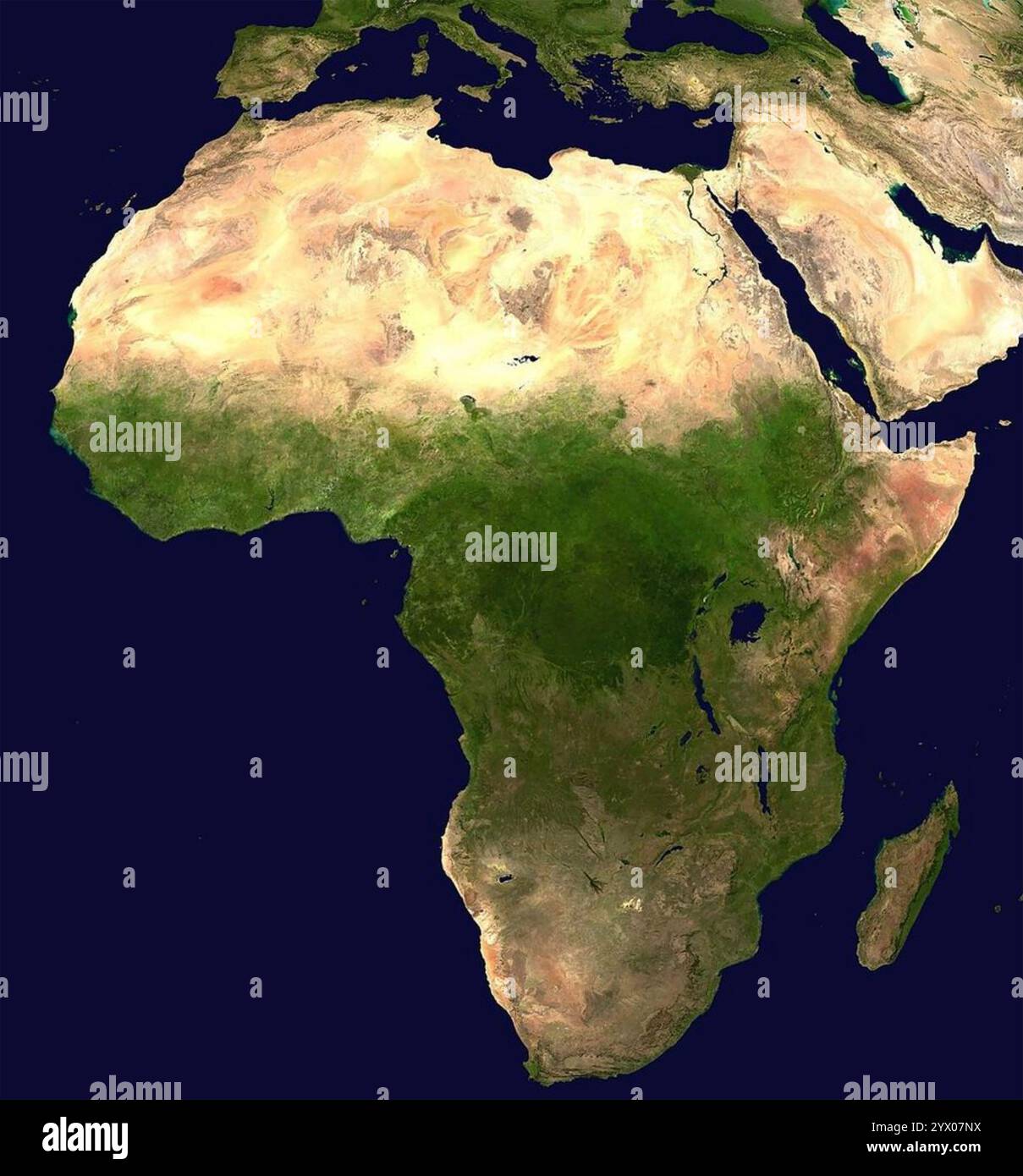 African continent map hi-res stock photography and images - Alamy
