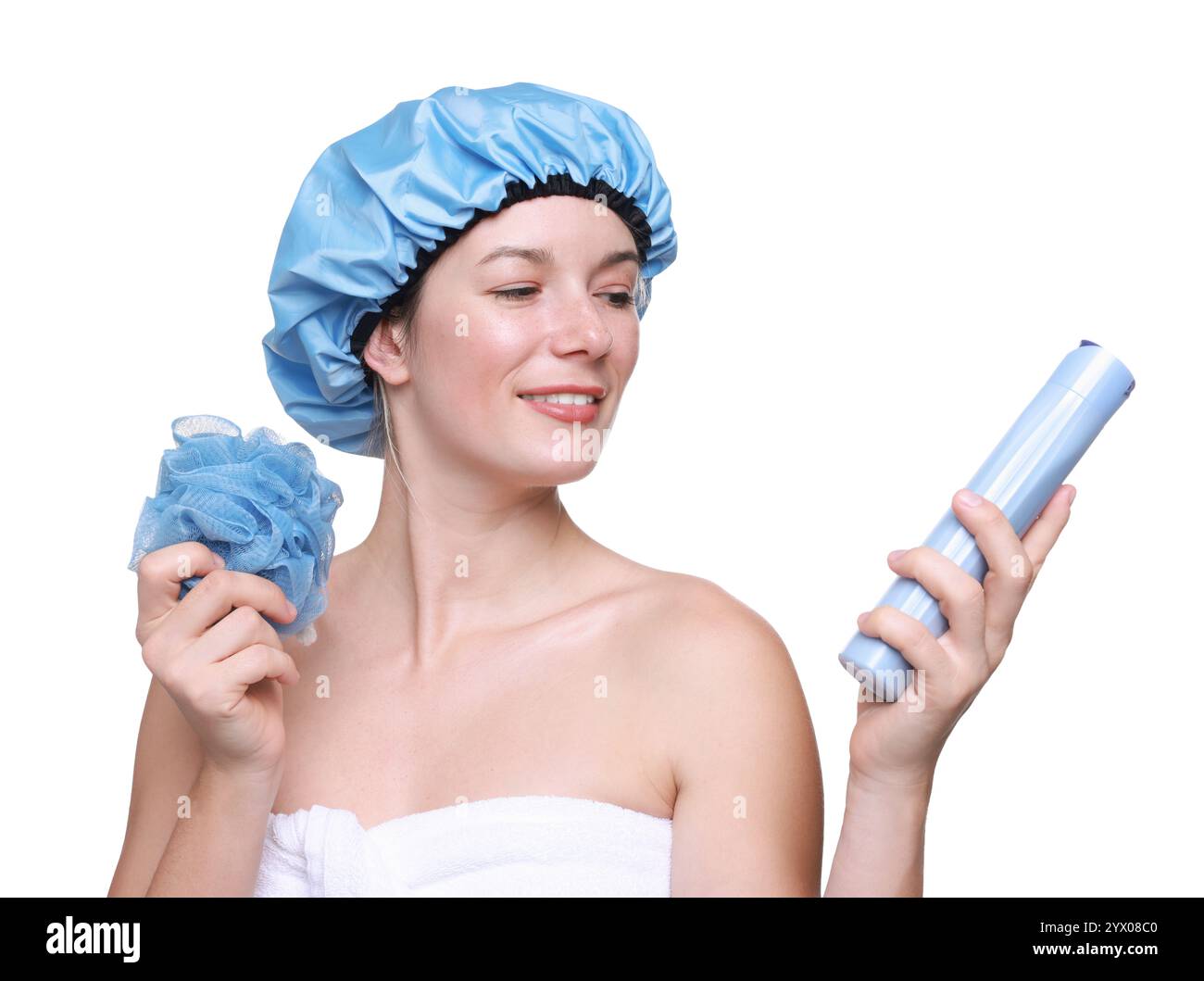 Dry shampoo woman Cut Out Stock Images & Pictures - Alamy