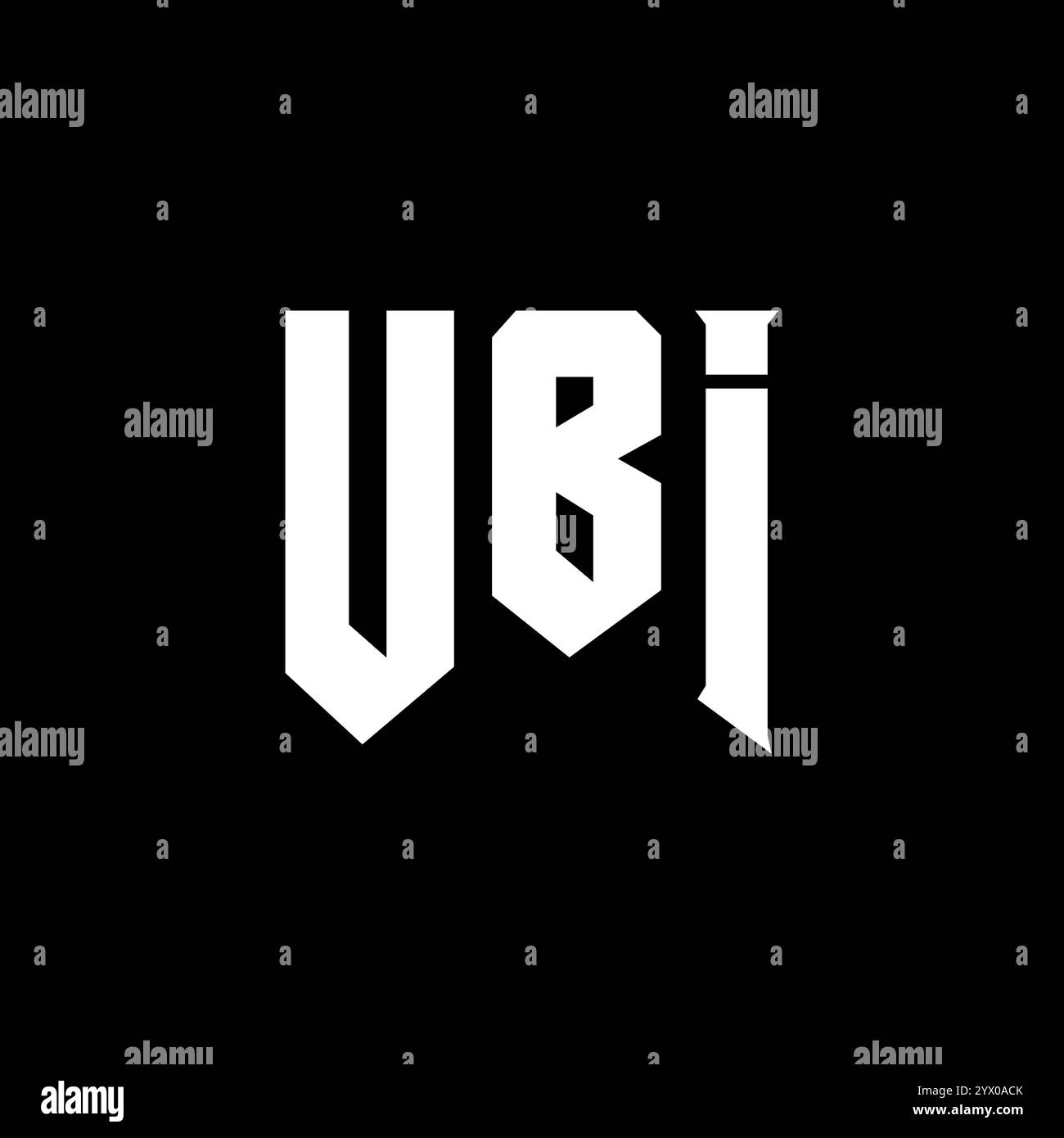 UBI letter logo design for technology company. UBI logo design black ...