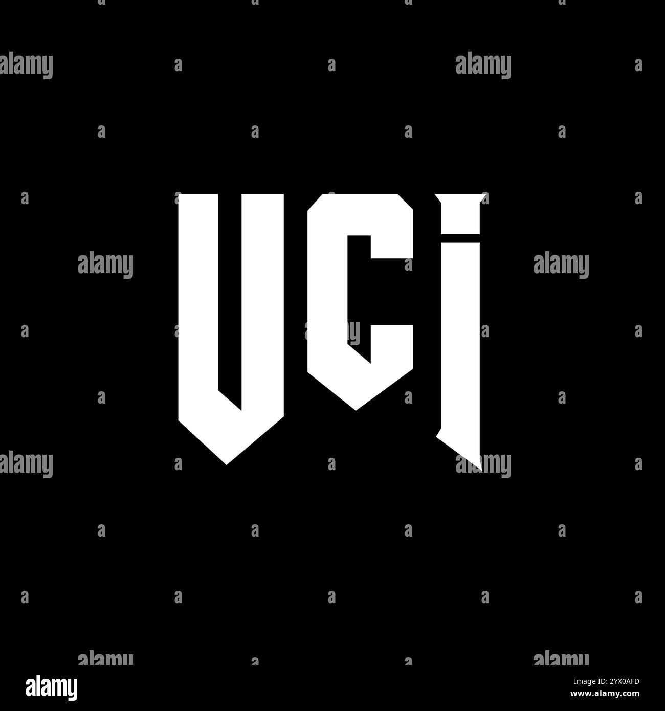 UCI letter logo design for technology company. UCI logo design black ...