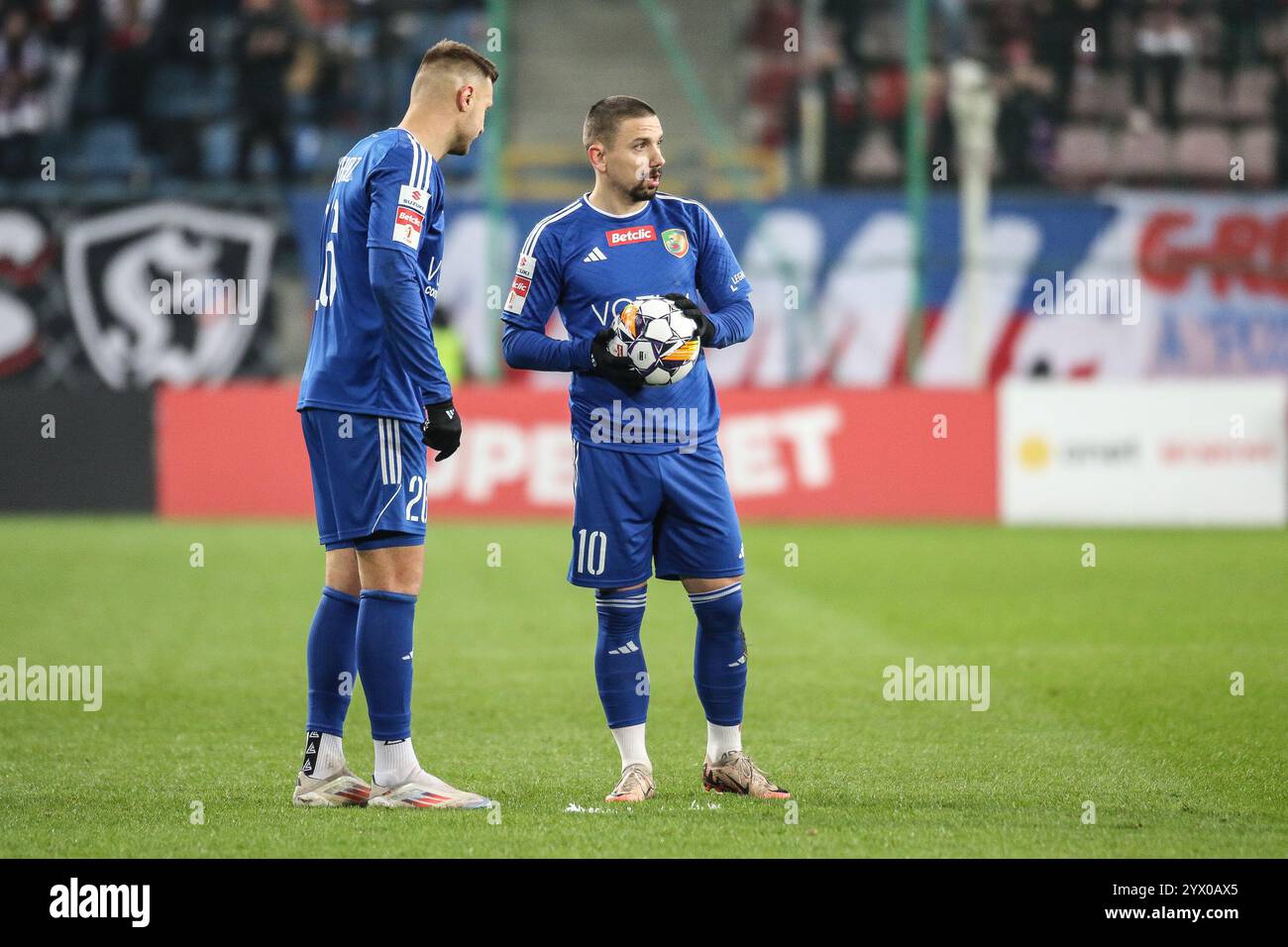 Krakow, Poland. 12th Dec, 2024. football 2024 2025 Betclic 1 Liga Wisla ...