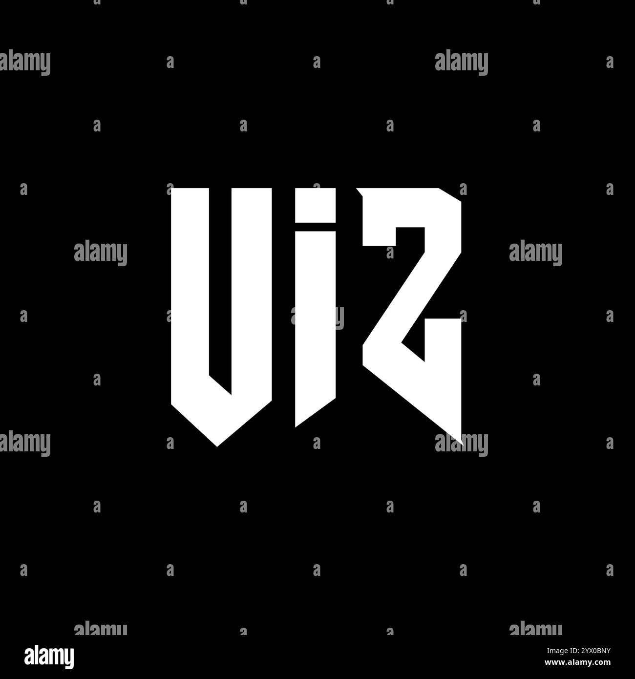 Uiz minimalist logo hi-res stock photography and images - Alamy