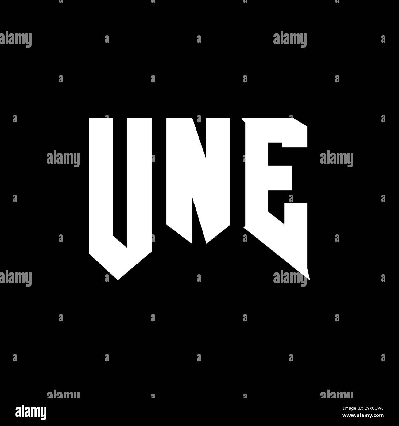 UNE letter logo design for technology company. UNE logo design black ... UNE letter logo design for technology company. UNE logo design black ...