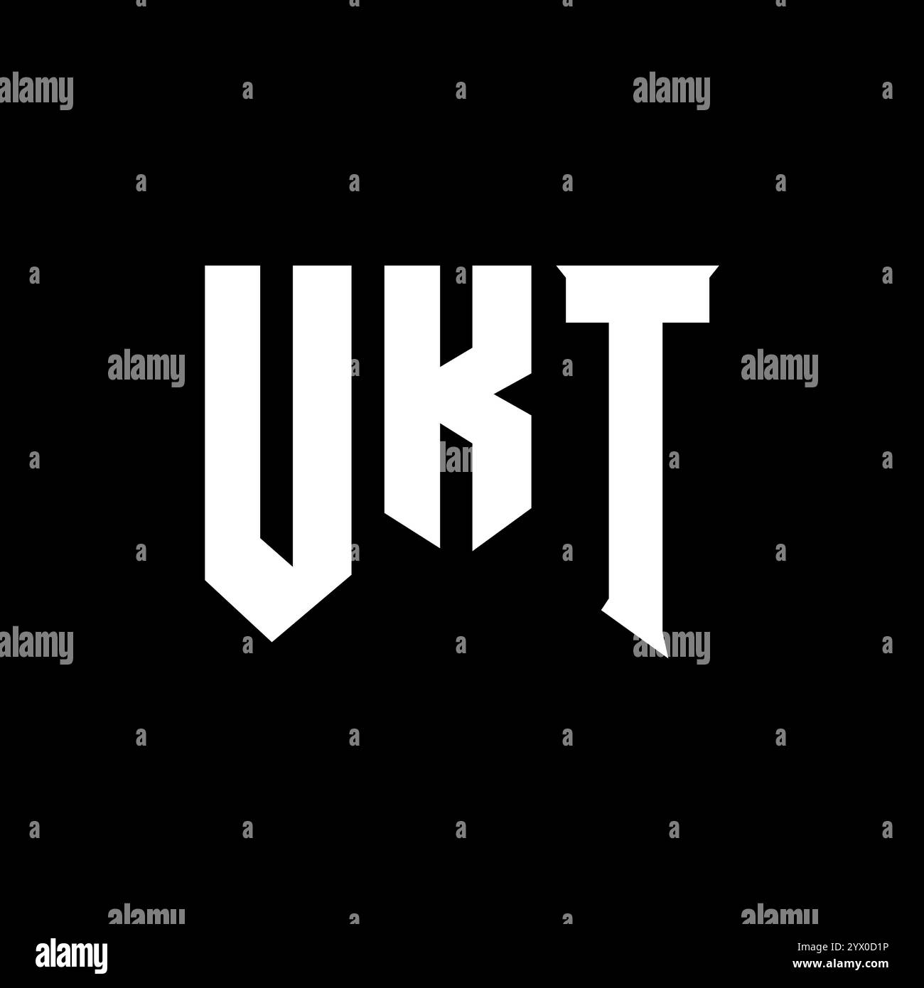 UKT letter logo design for technology company. UKT logo design black ...