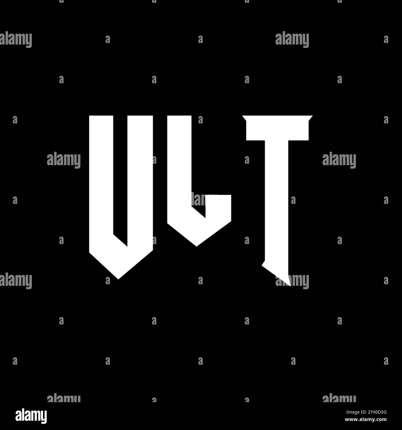 ULT letter logo design for technology company. ULT logo design black ...