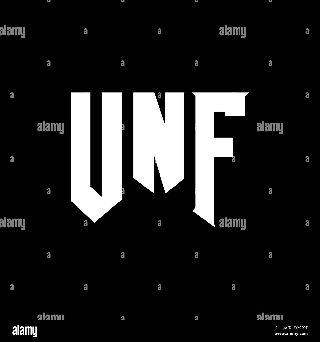 Unf logo design hi-res stock photography and images - Alamy