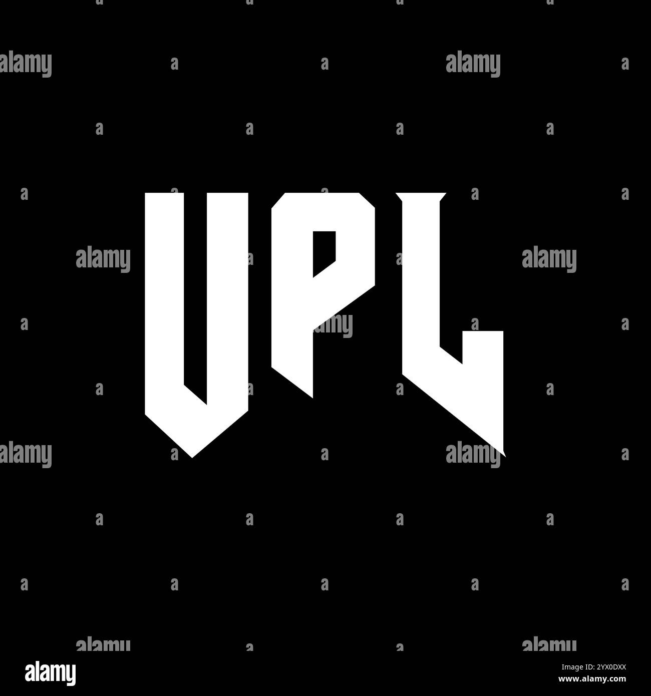 UPL letter logo design for technology company. UPL logo design black ...